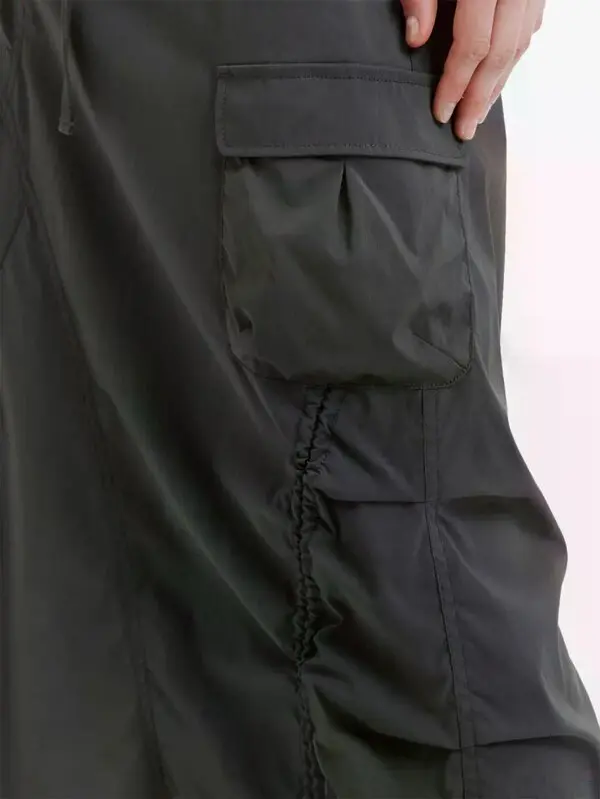 Izzue Cargo Drawstring Skirt - Grey