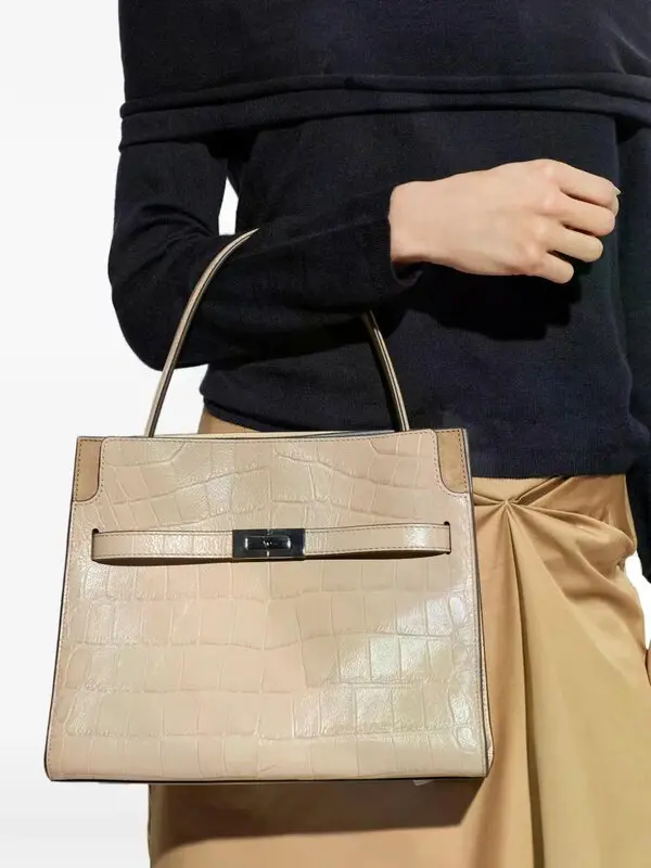 Tory Burch Crocodile-effect Tote Bag