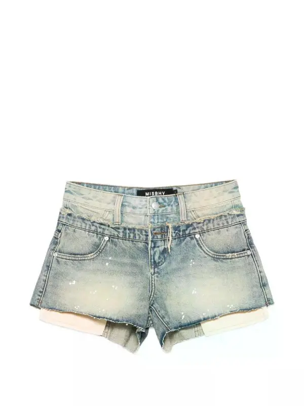MISBHV Frayed Denim Shorts