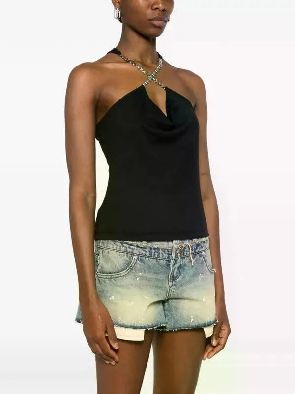 MISBHV Chain Halter-neck Top