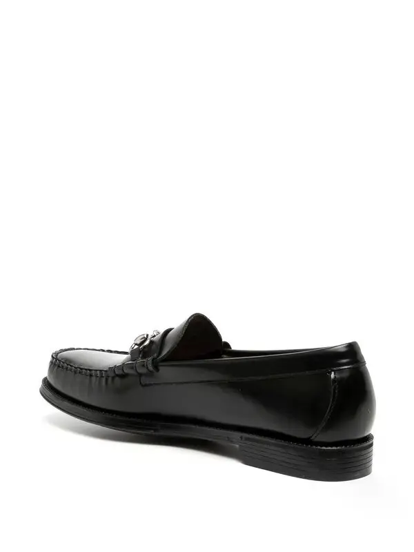 G.H.BASS Lincoln Heritage Horse Leather Loafers - Black
