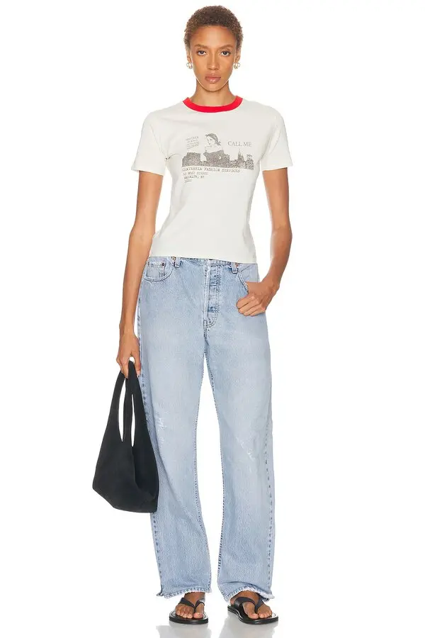 WILLY CHAVARRIA Call Girl' Ringer Tee