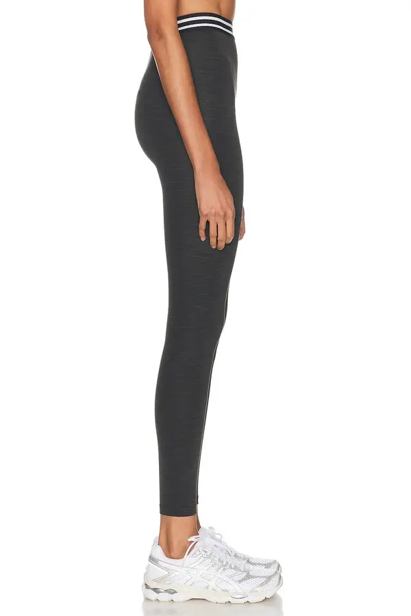 Splits59 Bailey High Waist Active Rib 7/8 Legging In Black