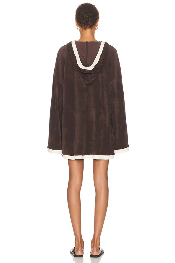 Staud Anona Terry Cloth Mini Dress