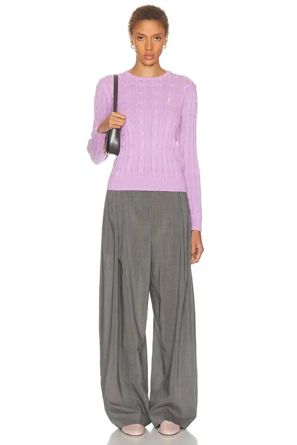 Polo Ralph Lauren Julianna Long Sleeve Sweater - Bright Aster