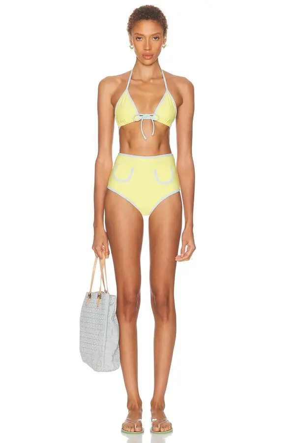 MONTCE X Elsa Hosk Polly Bikini Bottom - Sunshine Binded