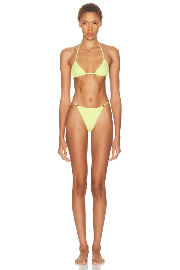 Kiki De Montparnasse Coeur Triangle Bikini Top
