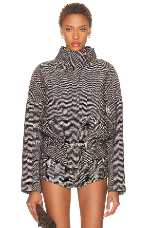 ENTIRE STUDIOS Contrast Aviator Jacket
