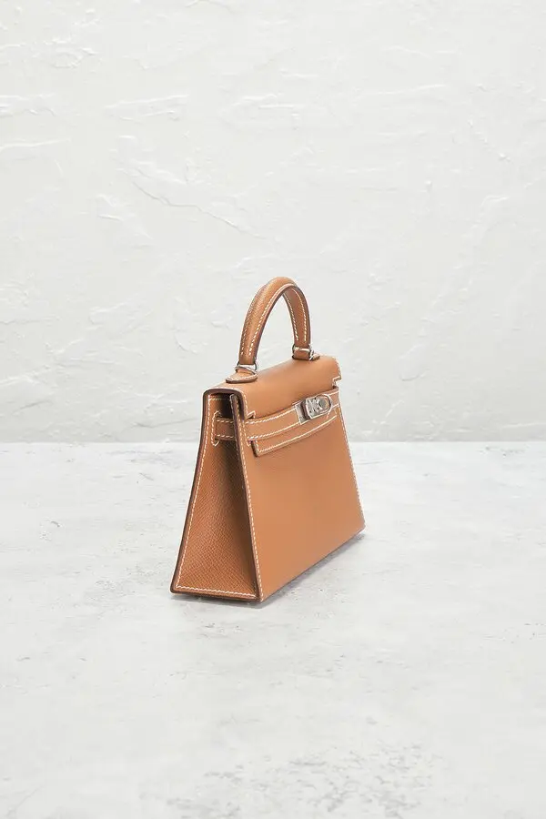 Hermès Epsom Kelly 20 Handbag - Gold