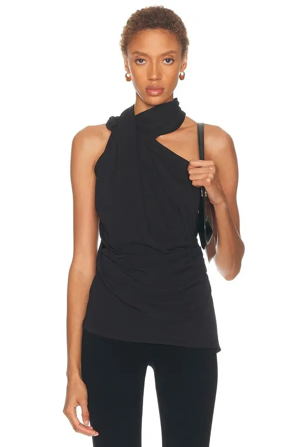 ENTIRE STUDIOS Sleeveless Dalters Top - Soot