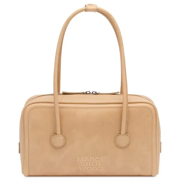 MARGESHERWOOD Small Soft Boston Bag - French Beige