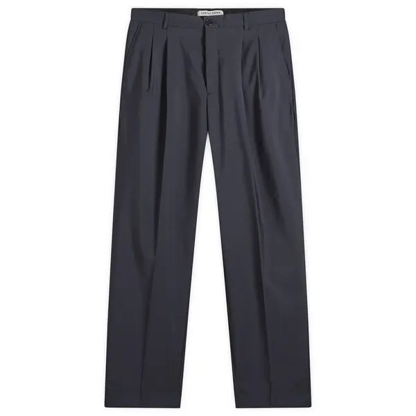 CARTER YOUNG Double Pleated Trousers In Virgin Wool Blend