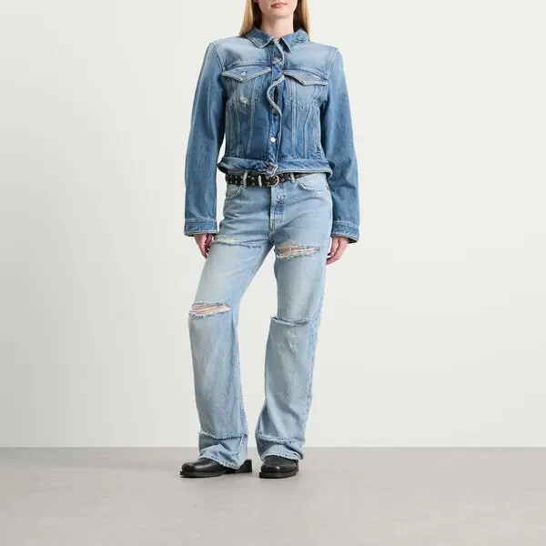 Acne Studios Oleag Vintage Wiggle Denim Jacket