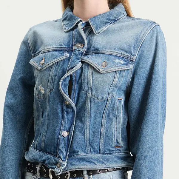Acne Studios Oleag Vintage Wiggle Denim Jacket