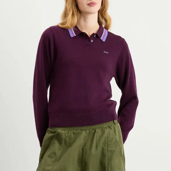Obey Goalie Polo Sweater