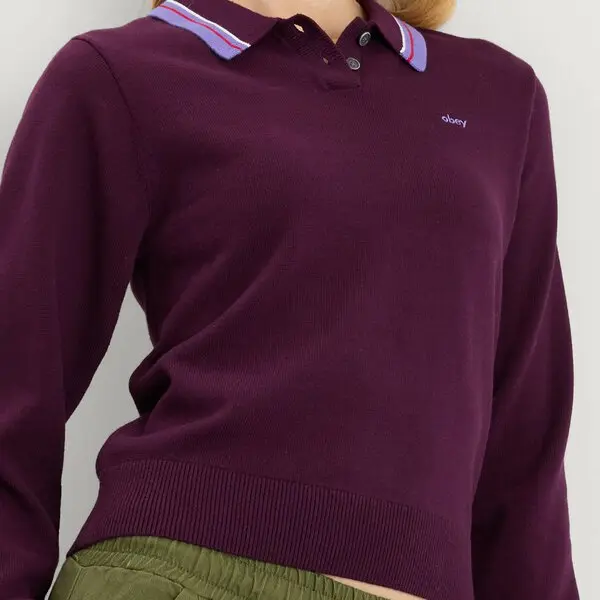 Obey Goalie Polo Sweater