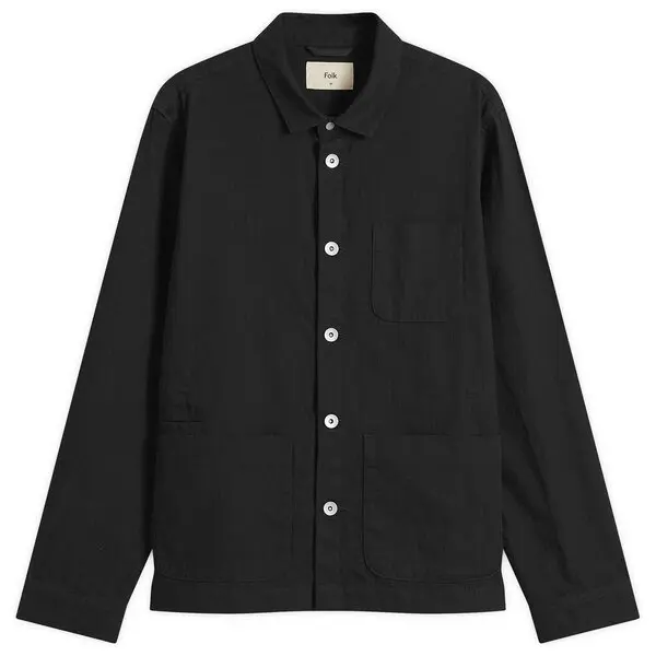 Folk Assembly Jacket - Black Chunky Ripstop