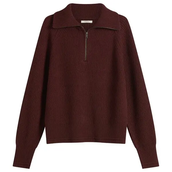 ENTIRE STUDIOS Blimp Quarter Zip - Bean
