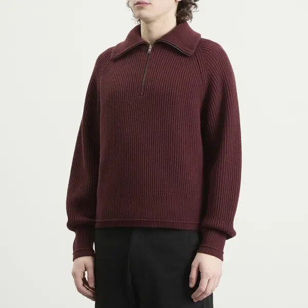 ENTIRE STUDIOS Blimp Quarter Zip - Bean