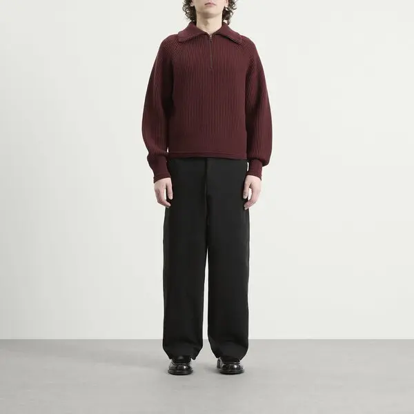 ENTIRE STUDIOS Blimp Quarter Zip - Bean