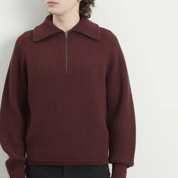 ENTIRE STUDIOS Blimp Quarter Zip - Bean