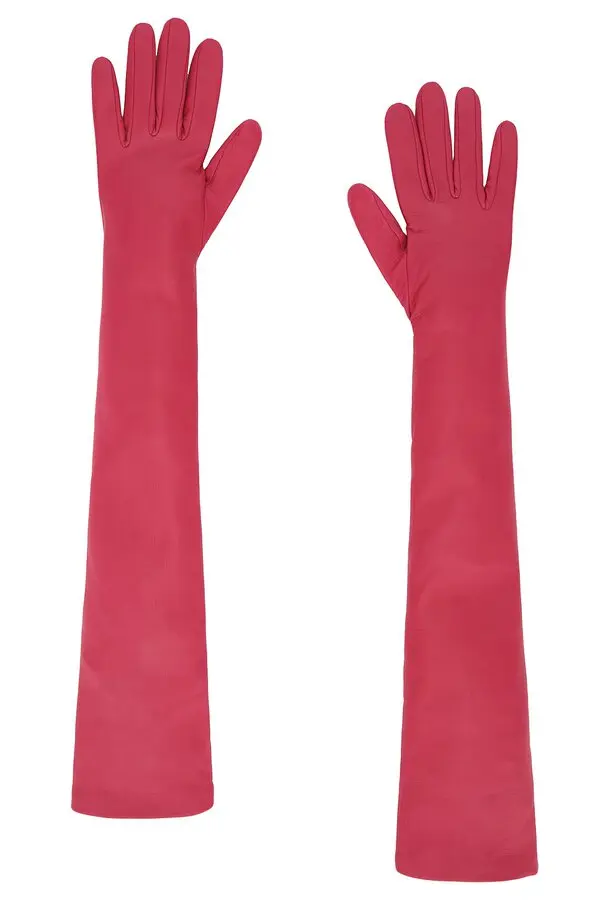 Balenciaga Long Gloves - Rose