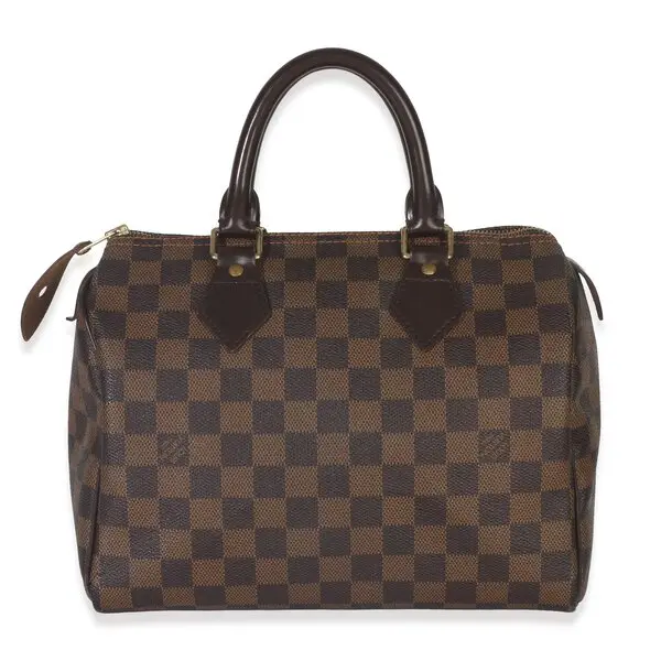LOUIS VUITTON Damier Ebene Canvas Speedy 25 - Brown