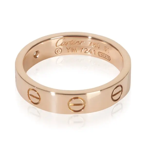 CARTIER Rose Gold Diamond Love Ring - Rose_gold