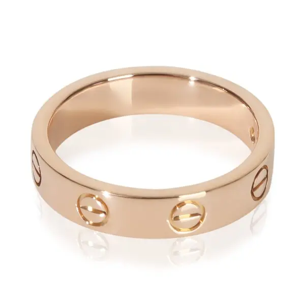 Cartier Rose Gold Diamond Love Ring