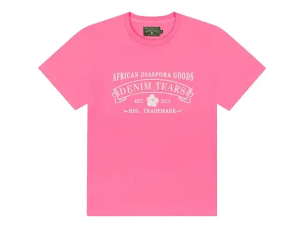 DENIM TEARS Adg T-shirt - Pink