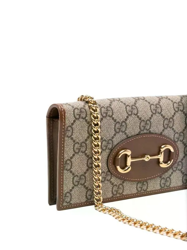 Gucci Horsebit Canvas Clutch