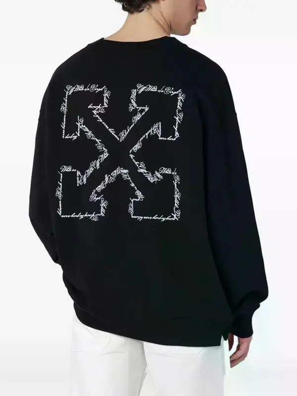 Off-White Arrow-print Crew-neck Sweatshirt