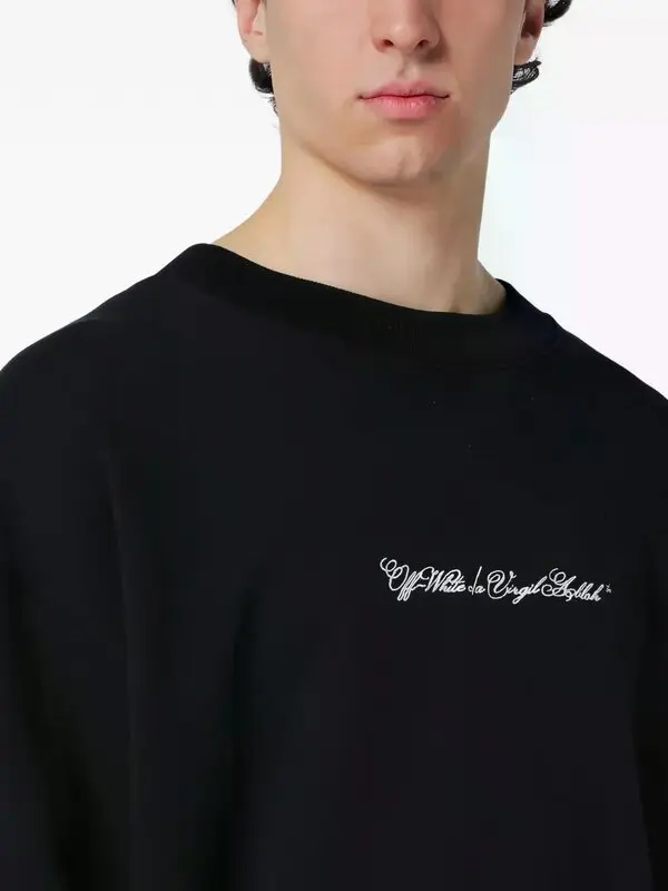 Off-White Arrow-print Crew-neck Sweatshirt