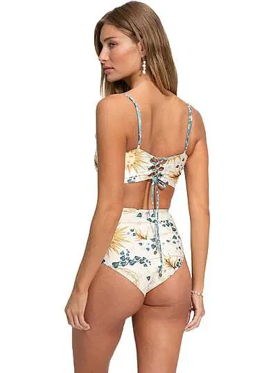 Victoria's Secret Agua Bendita Juls Reversible Bikini Bottom - Print