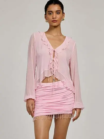 Victoria's Secret Summer Away Calla Top - Pink