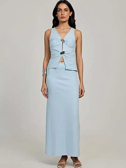 Victoria's Secret Summer Away Minato Full Length Skirt