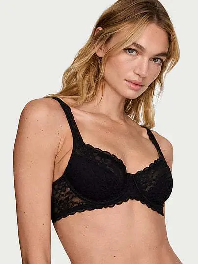 Victoria's Secret Lacie Unlined Balconette Bra - Black