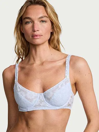 Victoria's Secret Lacie Unlined Balconette Bra - Blue