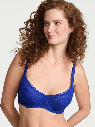 Victoria's Secret The Lacie Unlined Balconette Bra - Blue
