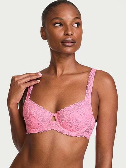 Victoria's Secret The Lacie Unlined Balconette Bra - Gold