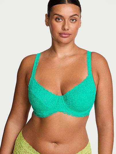 Victoria's Secret The Lacie Unlined Balconette Bra - Green