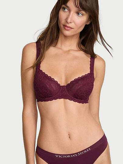 Victoria's Secret Lacie Unlined Balconette Bra - Pink