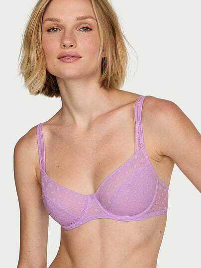 Victoria's Secret The Lacie Unlined Balconette Bra - Purple