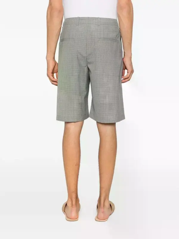 Our Legacy Ponte Check-pattern Shorts
