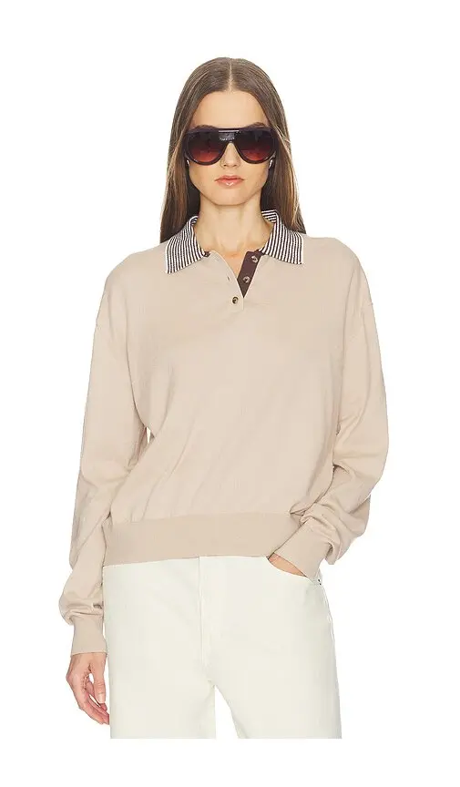 SRG Marielle Long Sleeve Knit Polo