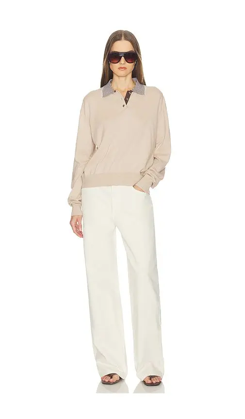 SRG Marielle Long Sleeve Knit Polo