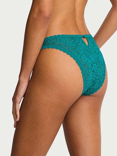 Victoria's Secret The Lacie Lace Brief Panty - Blue