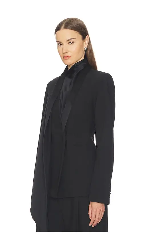 SRG Mira Blazer With Silk Scarf Detail