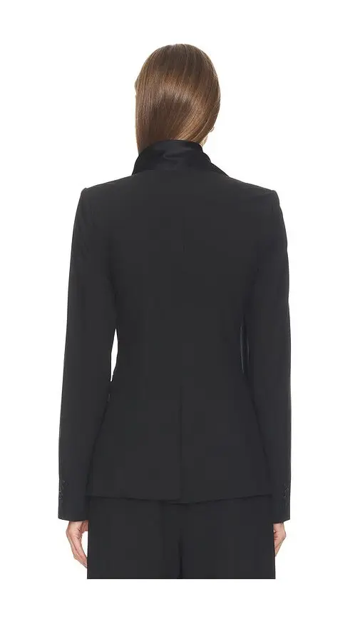 SRG Mira Blazer With Silk Scarf Detail