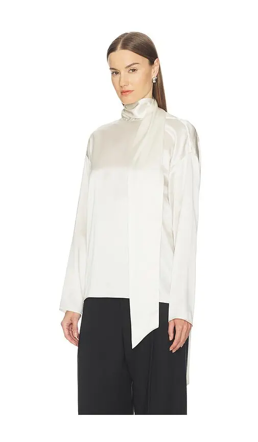 SRG Galia Silk Top - Ivory